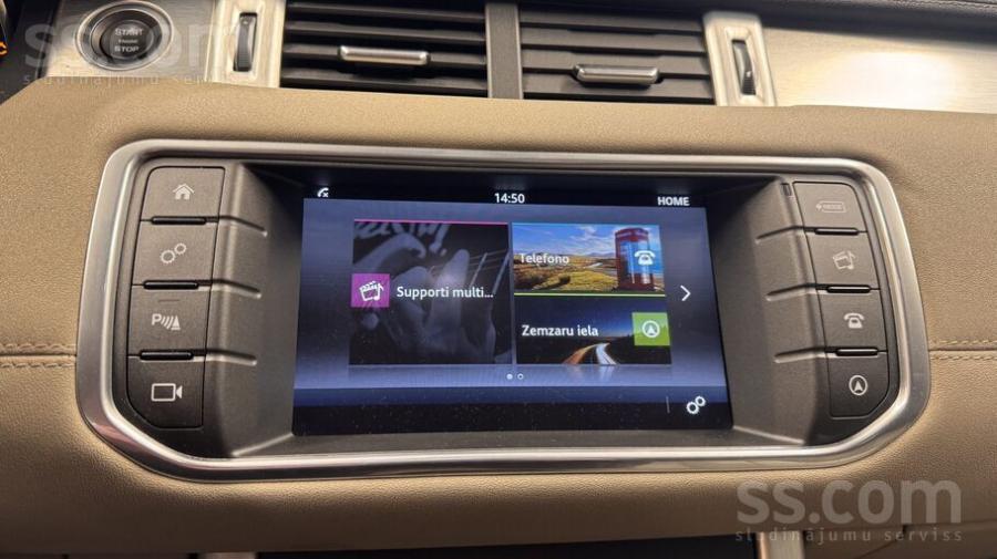 Black Land Rover Range Rover Evoque 2016 in Riga, with an engine capacity of 2.00 L and mileage of 88 thousand km for 13990 €, photo 16 on AUTOMOTO.COM.LV