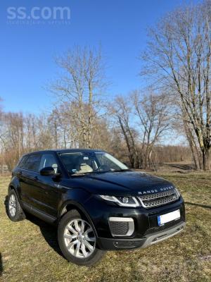 Black Land Rover Range Rover Evoque 2016 in Riga, with an engine capacity of 2.00 L and mileage of 87 thousand km for 12800 €, photo  on AUTOMOTO.COM.LV