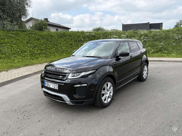 Black Land Rover Range Rover Evoque 2016 in Kaunas, with an engine capacity of 2.00 L and mileage of 201 thousand km for 11900 €, photo 1 on AUTOMOTO.COM.LV