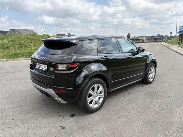 Black Land Rover Range Rover Evoque 2016 in Kaunas, with an engine capacity of 2.00 L and mileage of 201 thousand km for 11900 €, photo 3 on AUTOMOTO.COM.LV