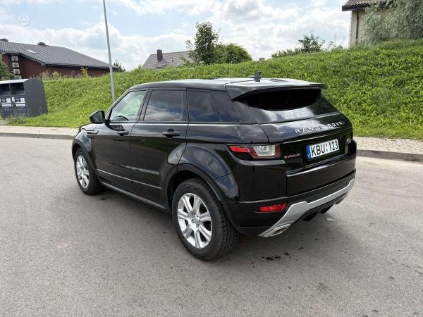 Black Land Rover Range Rover Evoque 2016 in Kaunas, with an engine capacity of 2.00 L and mileage of 201 thousand km for 11900 €, photo 4 on AUTOMOTO.COM.LV