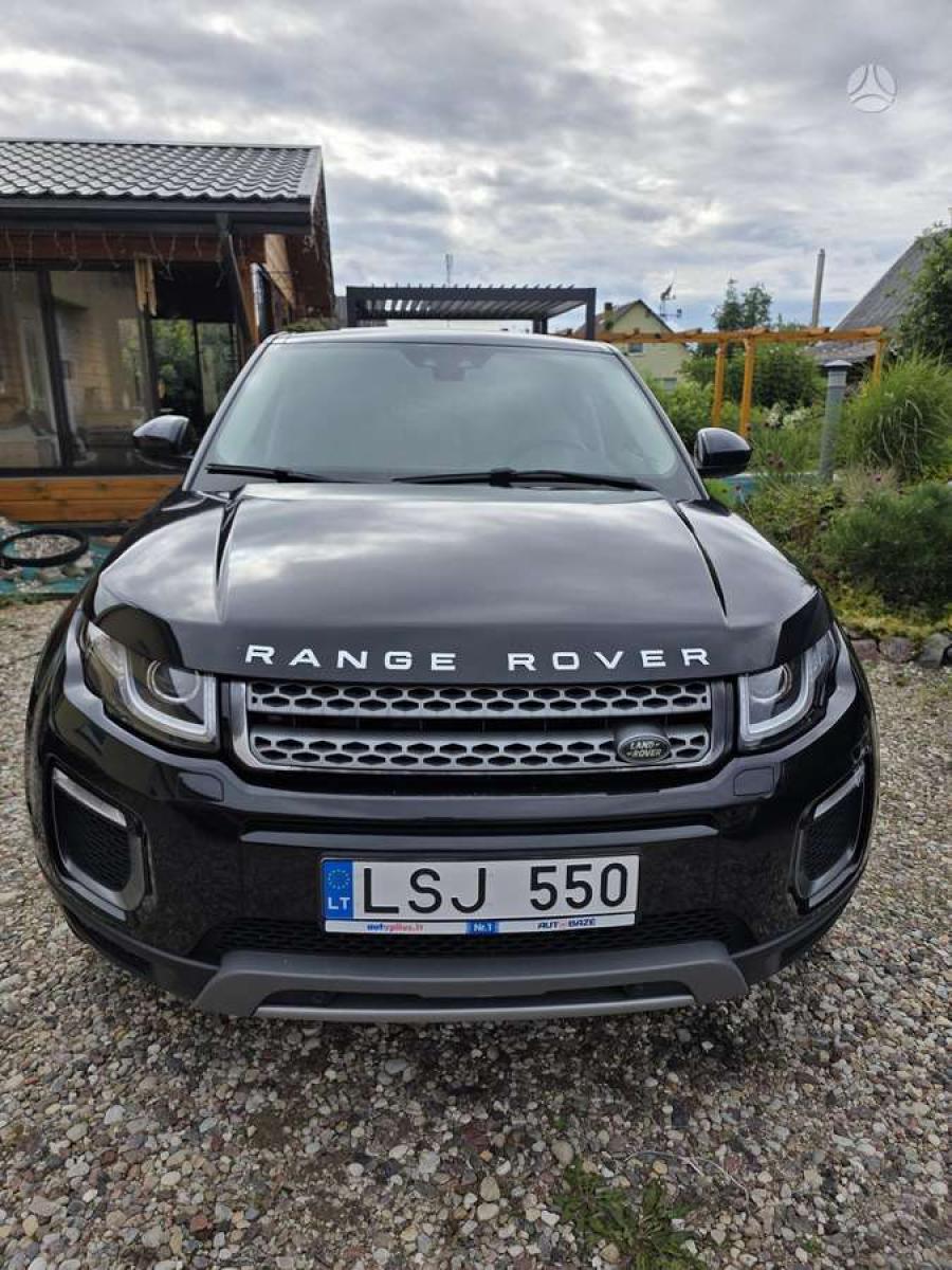 Black Land Rover Range Rover Evoque 2016 in Kaunas, with an engine capacity of 2.00 L and mileage of 165 thousand km for 12500 €, photo 1 on AUTOMOTO.COM.LV