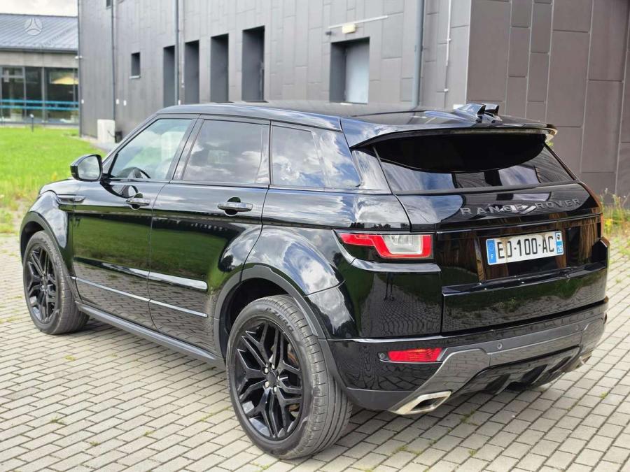 Melns Land Rover Range Rover Evoque 2016 Tauragė, ar dzinēja tilpumu 2.00 L un nobraukumu 185 tūkst. km par 10900 €, foto 13 vietnē AUTOMOTO.COM.LV