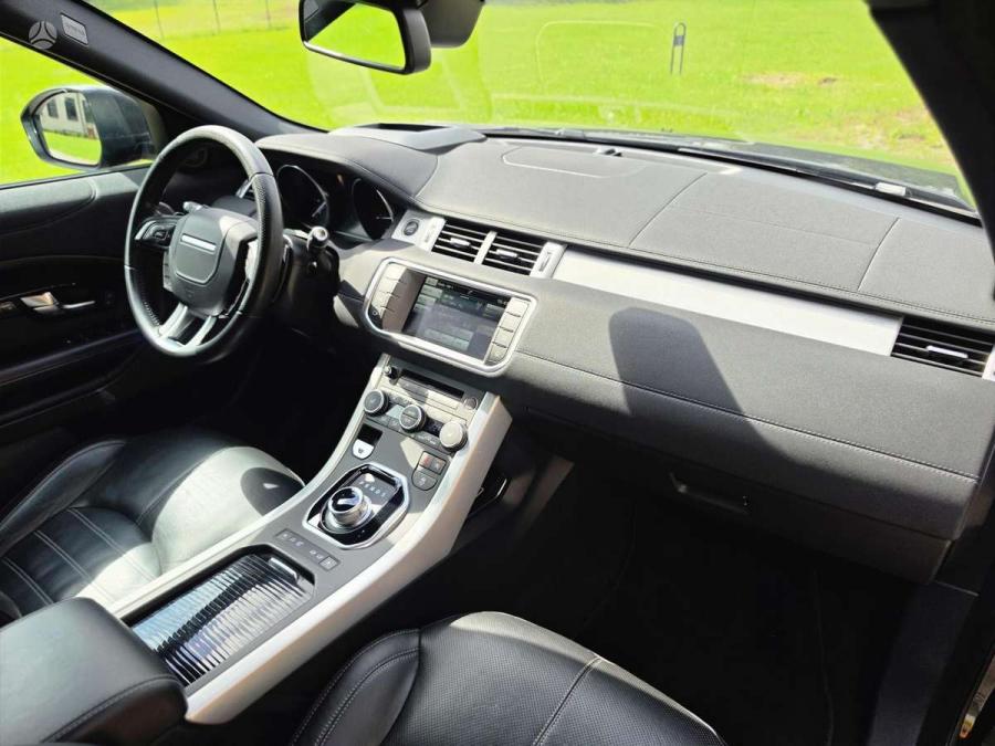 Melns Land Rover Range Rover Evoque 2016 Tauragė, ar dzinēja tilpumu 2.00 L un nobraukumu 185 tūkst. km par 10900 €, foto 18 vietnē AUTOMOTO.COM.LV