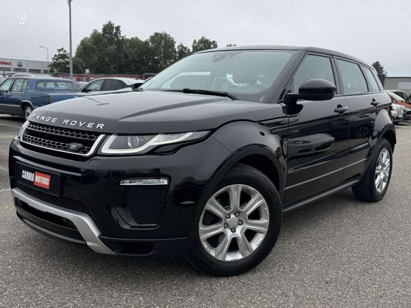 Black Land Rover Range Rover Evoque 2016 in Vilnius, with an engine capacity of 2.00 L and mileage of 157 thousand km for 12650 €, photo 3 on AUTOMOTO.COM.LV