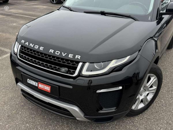 Black Land Rover Range Rover Evoque 2016 in Vilnius, with an engine capacity of 2.00 L and mileage of 157 thousand km for 12650 €, photo 4 on AUTOMOTO.COM.LV