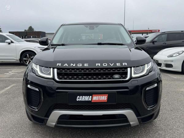 Black Land Rover Range Rover Evoque 2016 in Vilnius, with an engine capacity of 2.00 L and mileage of 157 thousand km for 12650 €, photo 6 on AUTOMOTO.COM.LV