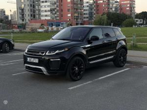 Melns Land Rover Range Rover Evoque 2016 Viļņa, ar dzinēja tilpumu 2.00 L un nobraukumu 155 tūkst. km par 14800 €, foto  vietnē AUTOMOTO.COM.LV