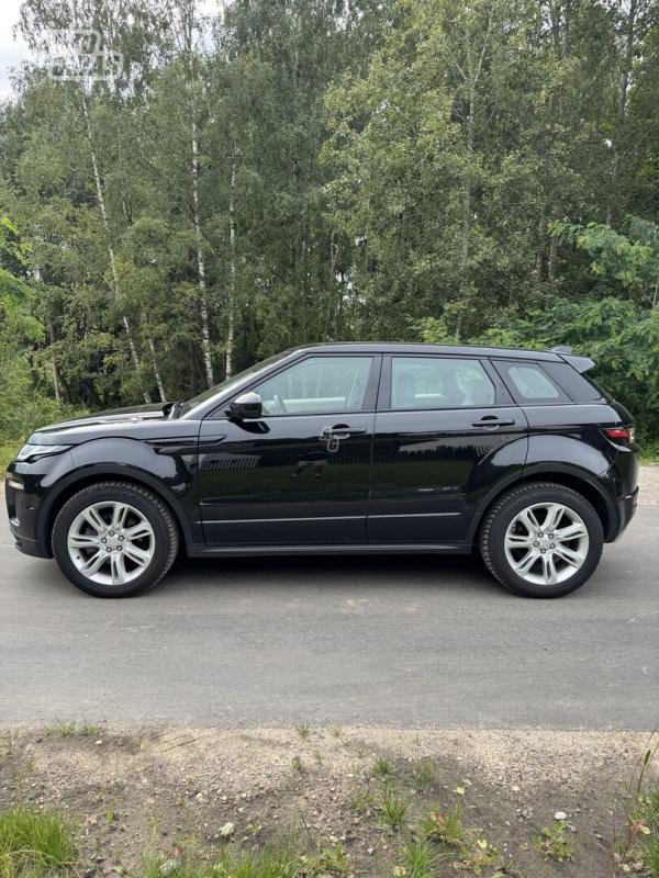 Black Land Rover Range Rover Evoque 2016 in Vilnius, with an engine capacity of 2.00 L and mileage of 192 thousand km for 7999 €, photo 3 on AUTOMOTO.COM.LV
