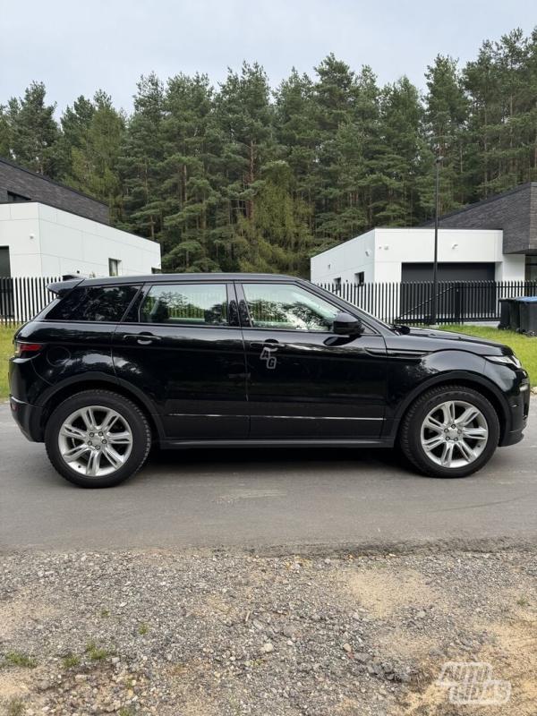 Black Land Rover Range Rover Evoque 2016 in Vilnius, with an engine capacity of 2.00 L and mileage of 192 thousand km for 7999 €, photo 6 on AUTOMOTO.COM.LV