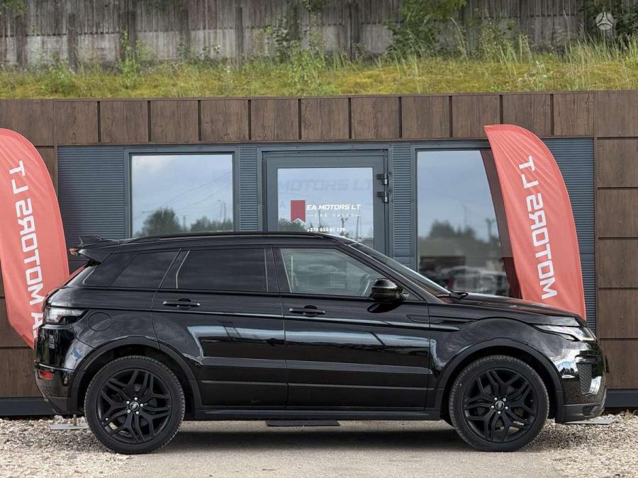 Black Land Rover Range Rover Evoque 2016 in Vilnius, with an engine capacity of 2.00 L and mileage of 252 thousand km for 11550 €, photo 5 on AUTOMOTO.COM.LV