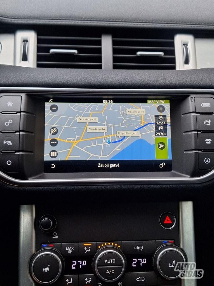 Black Land Rover Range Rover Evoque 2016 in Telschi, with an engine capacity of 2.00 L and mileage of 164 thousand km for 9700 €, photo 11 on AUTOMOTO.COM.LV