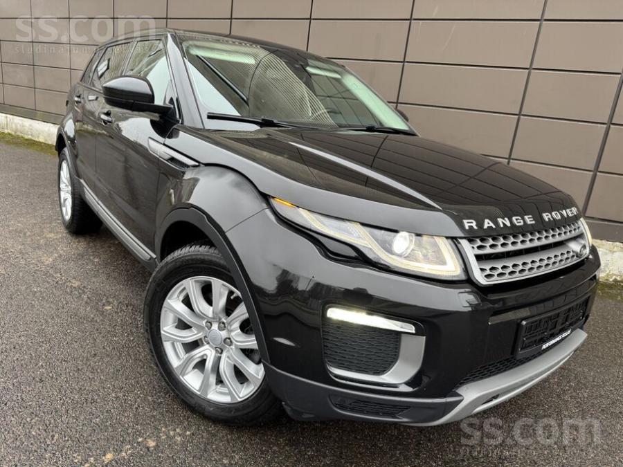Black Land Rover Range Rover Evoque 2017 in Riga, with an engine capacity of 2.00 L and mileage of 144 thousand km for 14000 €, photo 2 on AUTOMOTO.COM.LV