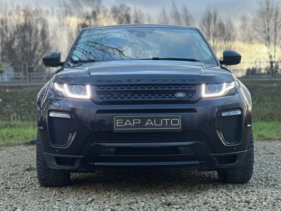Melns Land Rover Range Rover Evoque 2017 Jelgava, ar dzinēja tilpumu 2.00 L un nobraukumu 0 tūkst. km par 16990 €, foto 2 vietnē AUTOMOTO.COM.LV
