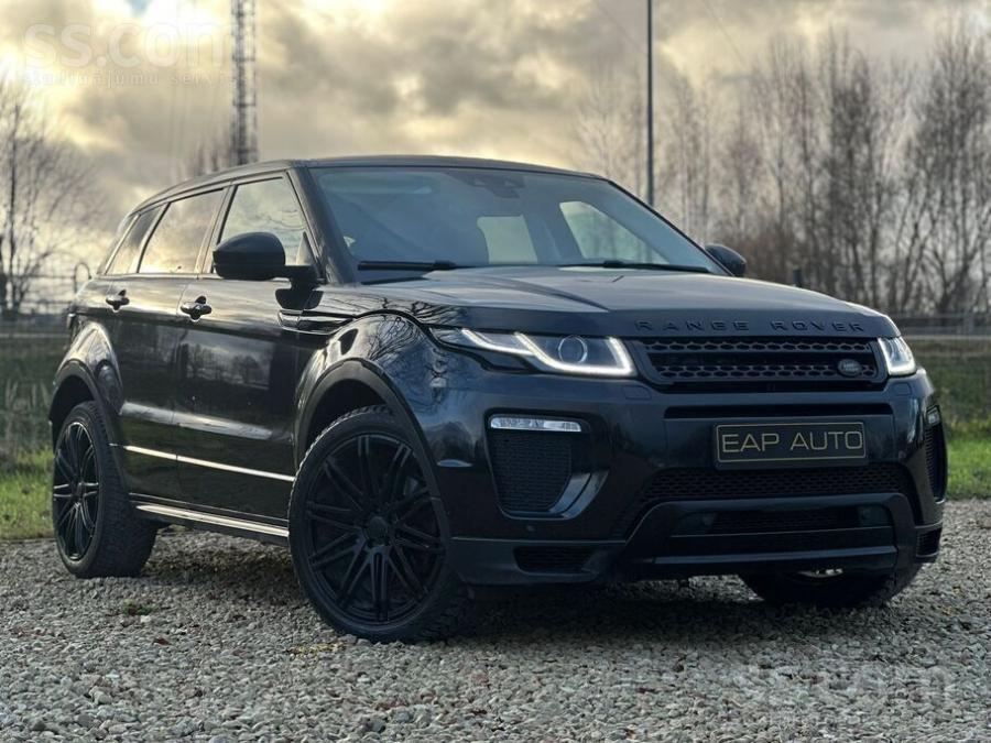 Melns Land Rover Range Rover Evoque 2017 Jelgava, ar dzinēja tilpumu 2.00 L un nobraukumu 0 tūkst. km par 16990 €, foto 3 vietnē AUTOMOTO.COM.LV