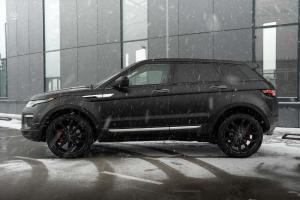 Black Land Rover Range Rover Evoque 2017 in Vilnius, with an engine capacity of 2.00 L and mileage of 145 thousand km for 13950 €, photo 2 on AUTOMOTO.COM.LV