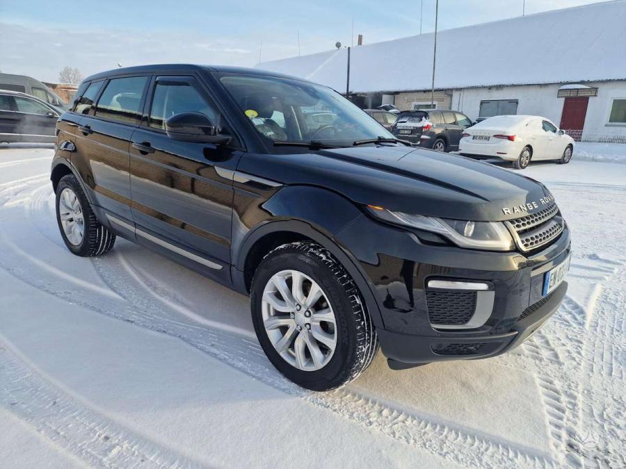 Black Land Rover Range Rover Evoque 2017 in Taurage, with an engine capacity of 2.00 L and mileage of 177 thousand km for 10800 €, photo 9 on AUTOMOTO.COM.LV