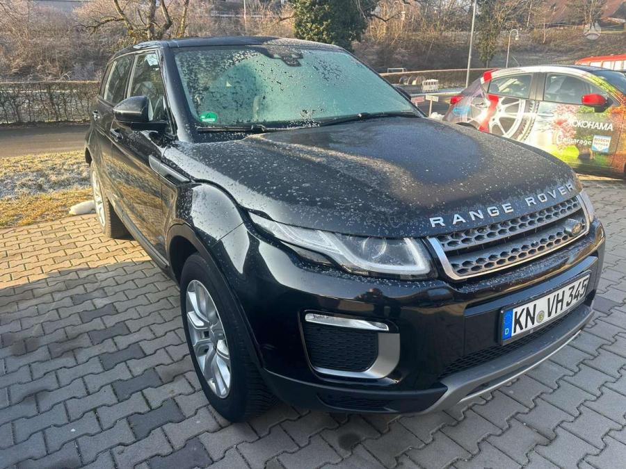 Melns Land Rover Range Rover Evoque 2017 Marijampole, ar dzinēja tilpumu 2.00 L un nobraukumu 157 tūkst. km par 7450 €, foto 1 vietnē AUTOMOTO.COM.LV