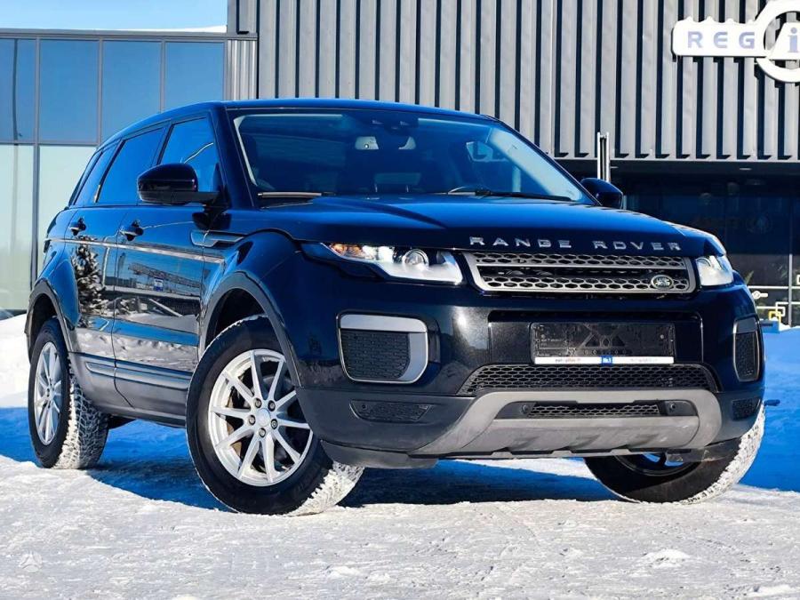 Melns Land Rover Range Rover Evoque 2017 Šauļi, ar dzinēja tilpumu 2.00 L un nobraukumu 173 tūkst. km par 7900 €, foto 3 vietnē AUTOMOTO.COM.LV