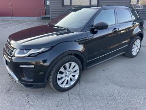 Melns Land Rover Range Rover Evoque 2017 Kauņa, ar dzinēja tilpumu 2.00 L un nobraukumu 178 tūkst. km par 12900 €, foto  vietnē AUTOMOTO.COM.LV