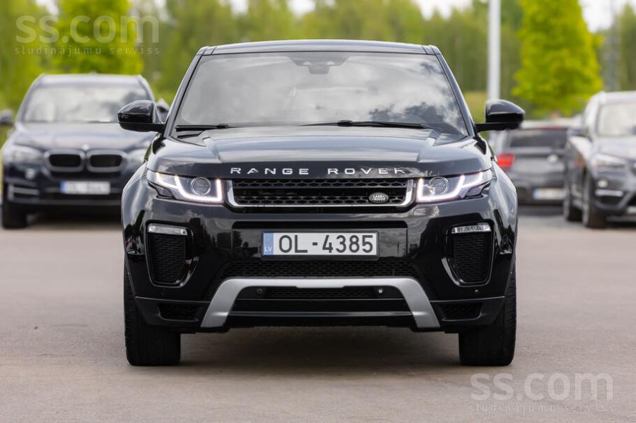 Black Land Rover Range Rover Evoque 2017 in Jelgava, with an engine capacity of 2.00 L and mileage of 0 thousand km for 13500 €, photo 3 on AUTOMOTO.COM.LV
