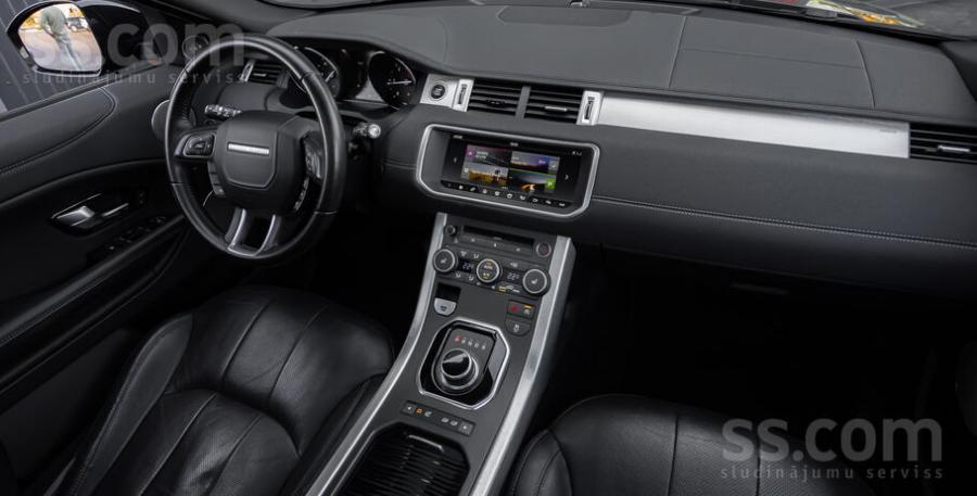 Black Land Rover Range Rover Evoque 2017 in Jelgava, with an engine capacity of 2.00 L and mileage of 0 thousand km for 13500 €, photo 11 on AUTOMOTO.COM.LV