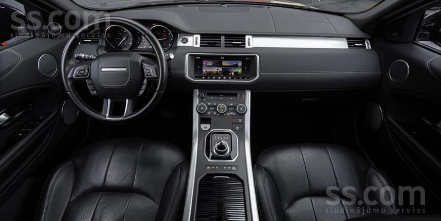 Black Land Rover Range Rover Evoque 2017 in Jelgava, with an engine capacity of 2.00 L and mileage of 0 thousand km for 13500 €, photo 12 on AUTOMOTO.COM.LV