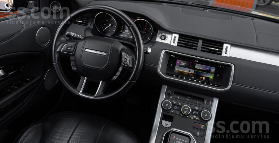 Black Land Rover Range Rover Evoque 2017 in Jelgava, with an engine capacity of 2.00 L and mileage of 0 thousand km for 13500 €, photo 13 on AUTOMOTO.COM.LV