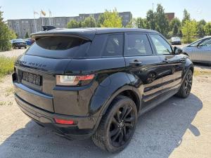 Black Land Rover Range Rover Evoque 2017 in Alytus, with an engine capacity of 2.00 L and mileage of 158 thousand km for 8550 €, photo 4 on AUTOMOTO.COM.LV