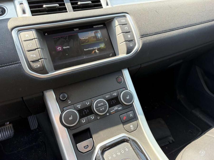 Black Land Rover Range Rover Evoque 2017 in Alytus, with an engine capacity of 2.00 L and mileage of 158 thousand km for 8550 €, photo 10 on AUTOMOTO.COM.LV