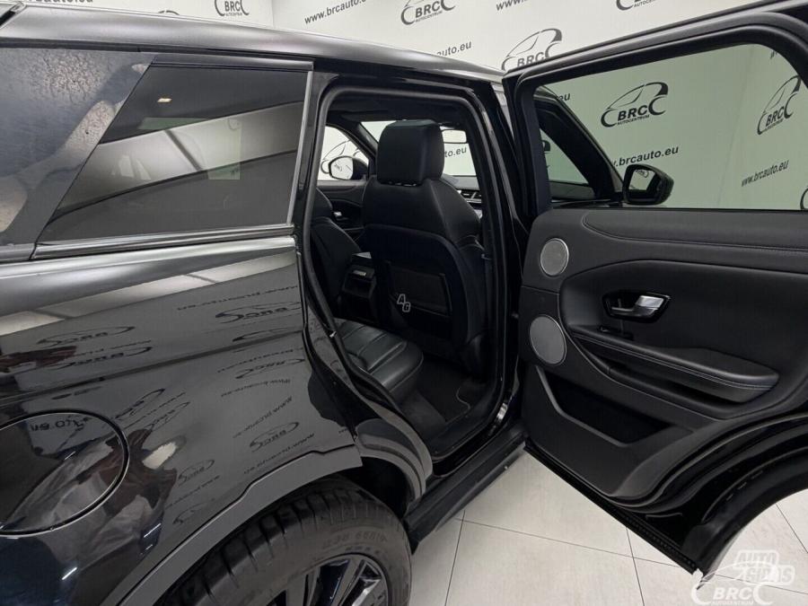 Black Land Rover Range Rover Evoque 2017 in Avizieniai, with an engine capacity of 2.00 L and mileage of 171 thousand km for 12300 €, photo 15 on AUTOMOTO.COM.LV