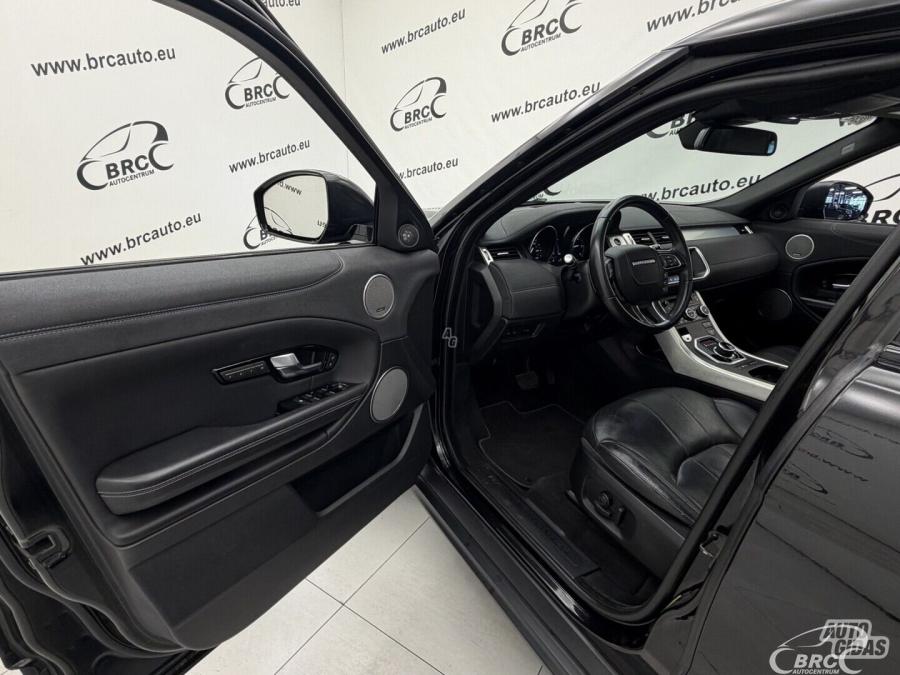 Black Land Rover Range Rover Evoque 2017 in Avizieniai, with an engine capacity of 2.00 L and mileage of 171 thousand km for 12300 €, photo 21 on AUTOMOTO.COM.LV