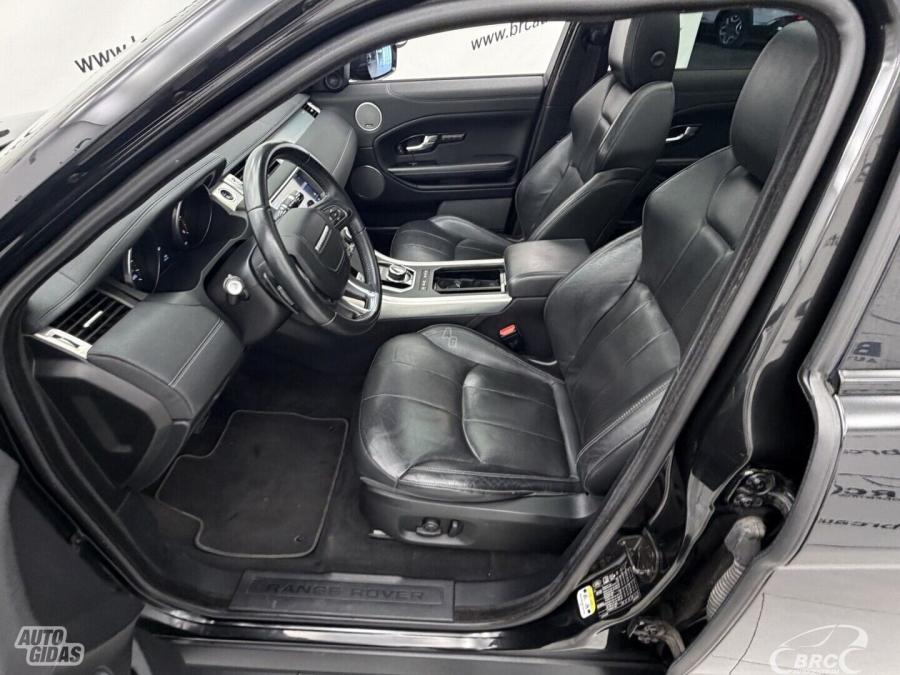 Black Land Rover Range Rover Evoque 2017 in Avizieniai, with an engine capacity of 2.00 L and mileage of 171 thousand km for 12300 €, photo 23 on AUTOMOTO.COM.LV