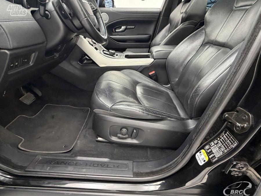 Black Land Rover Range Rover Evoque 2017 in Avizieniai, with an engine capacity of 2.00 L and mileage of 171 thousand km for 12300 €, photo 24 on AUTOMOTO.COM.LV