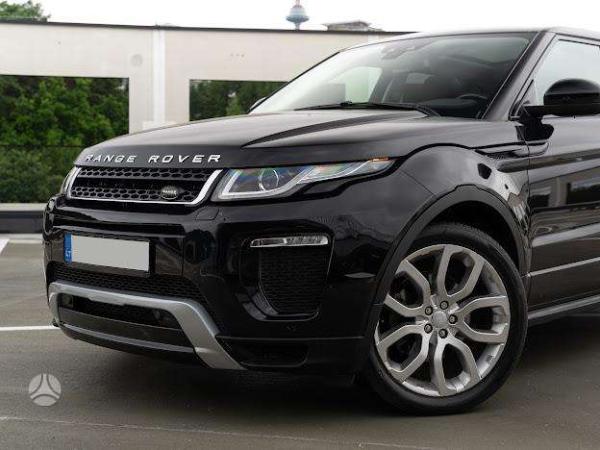 Melns Land Rover Range Rover Evoque 2017 Viļņa, ar dzinēja tilpumu 2.00 L un nobraukumu 76 tūkst. km par 16900 €, foto 3 vietnē AUTOMOTO.COM.LV