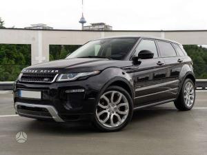 Black Land Rover Range Rover Evoque 2017 in Vilnius, with an engine capacity of 2.00 L and mileage of 76 thousand km for 16900 €, photo 3 on AUTOMOTO.COM.LV
