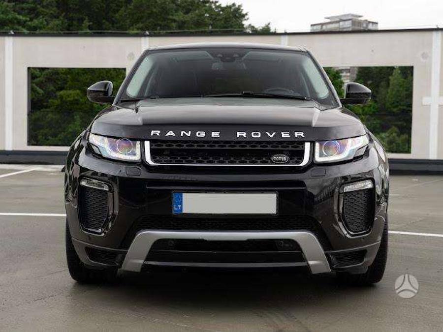 Black Land Rover Range Rover Evoque 2017 in Vilnius, with an engine capacity of 2.00 L and mileage of 76 thousand km for 16900 €, photo 7 on AUTOMOTO.COM.LV