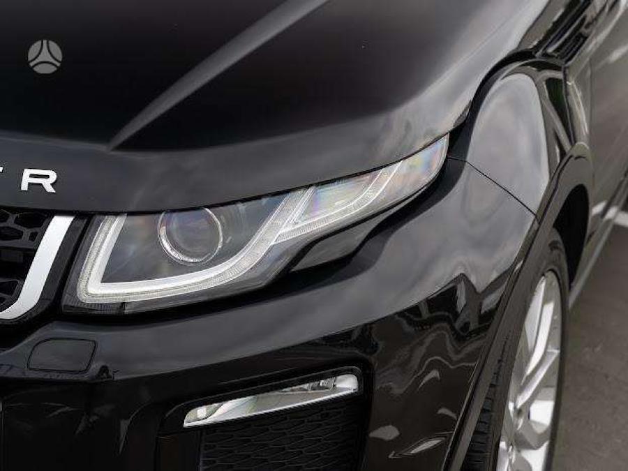 Black Land Rover Range Rover Evoque 2017 in Vilnius, with an engine capacity of 2.00 L and mileage of 76 thousand km for 16900 €, photo 9 on AUTOMOTO.COM.LV