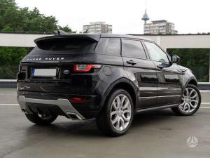 Black Land Rover Range Rover Evoque 2017 in Vilnius, with an engine capacity of 2.00 L and mileage of 76 thousand km for 16900 €, photo 10 on AUTOMOTO.COM.LV
