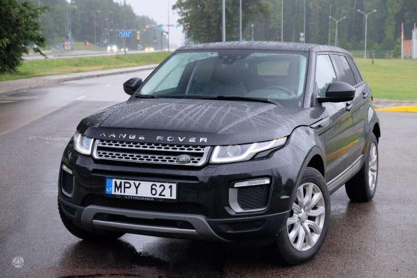 Melns Land Rover Range Rover Evoque 2017 Viļņa, ar dzinēja tilpumu 2.00 L un nobraukumu 203 tūkst. km par 11500 €, foto 2 vietnē AUTOMOTO.COM.LV