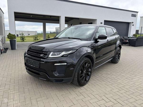 Black Land Rover Range Rover Evoque 2017 in Alytus, with an engine capacity of 2.00 L and mileage of 158 thousand km for 10850 €, photo 1 on AUTOMOTO.COM.LV