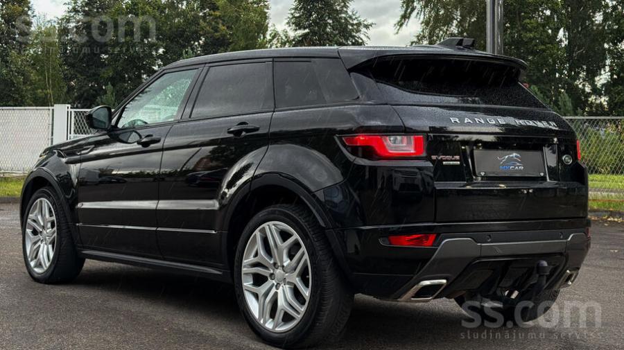 Black Land Rover Range Rover Evoque 2017 in Daugavpils, with an engine capacity of 2.00 L and mileage of 203 thousand km for 14550 €, photo 19 on AUTOMOTO.COM.LV