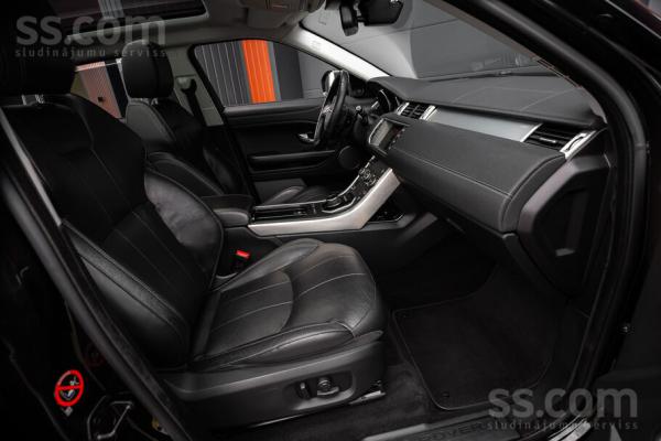 Black Land Rover Range Rover Evoque 2017 in Jelgava, with an engine capacity of 2.00 L and mileage of 0 thousand km for 11700 €, photo 7 on AUTOMOTO.COM.LV