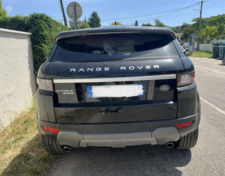 Melns Land Rover Range Rover Evoque 2017 Tauragė, ar dzinēja tilpumu 2.00 L un nobraukumu 118 tūkst. km par 7000 €, foto 6 vietnē AUTOMOTO.COM.LV