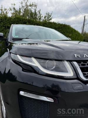 Black Land Rover Range Rover Evoque 2017 in Riga, with an engine capacity of 2.00 L and mileage of 185 thousand km for 11500 €, photo 9 on AUTOMOTO.COM.LV