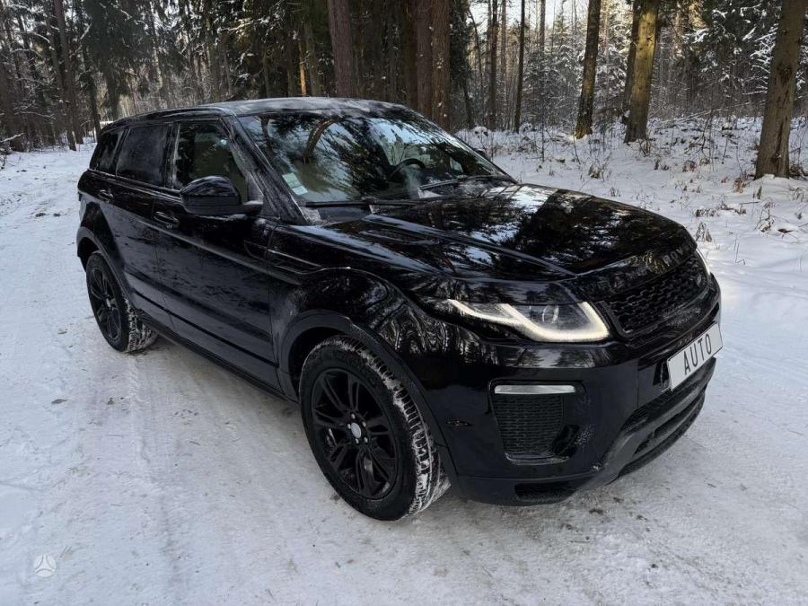 Melns Land Rover Range Rover Evoque 2018 Tauragė, ar dzinēja tilpumu 2.00 L un nobraukumu 153 tūkst. km par 13600 €, foto 2 vietnē AUTOMOTO.COM.LV