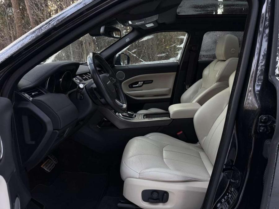 Melns Land Rover Range Rover Evoque 2018 Tauragė, ar dzinēja tilpumu 2.00 L un nobraukumu 153 tūkst. km par 13600 €, foto 12 vietnē AUTOMOTO.COM.LV