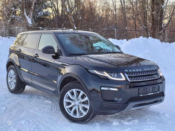 Melns Land Rover Range Rover Evoque 2018 Šauļi, ar dzinēja tilpumu 2.00 L un nobraukumu 106 tūkst. km par 12950 €, foto 1 vietnē AUTOMOTO.COM.LV