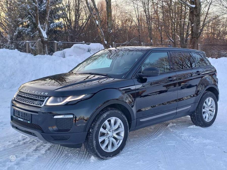 Melns Land Rover Range Rover Evoque 2018 Šauļi, ar dzinēja tilpumu 2.00 L un nobraukumu 106 tūkst. km par 12950 €, foto 4 vietnē AUTOMOTO.COM.LV