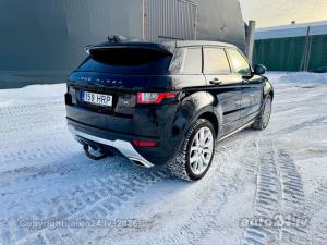 Black Land Rover Range Rover Evoque 2018 in Tallinn, with an engine capacity of 2.00 L and mileage of 100 thousand km for 17900 €, photo 4 on AUTOMOTO.COM.LV